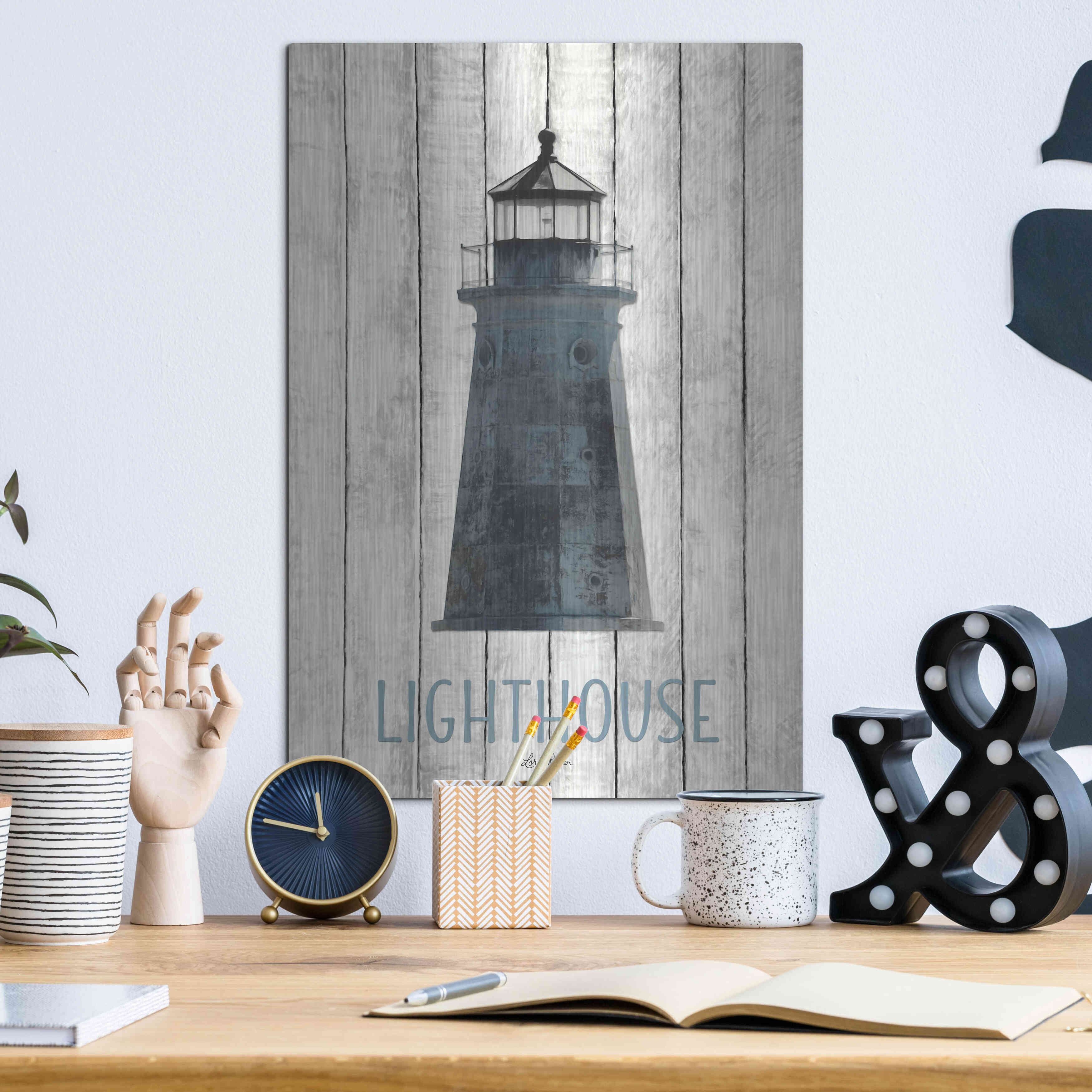 Breakwater Bay 'Lighthouse' by Lori Deiter, Metal Wall Art - Wayfair Canada
